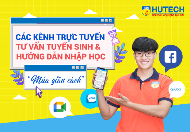 ”Note” nhanh các kênh tư vấn tuyển sinh của HUTECH trong thời gian giãn ...