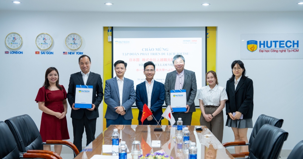 HUTECH đón tiếp và làm việc cùng Tập đoàn Phát triển Du lịch Joetsu ...