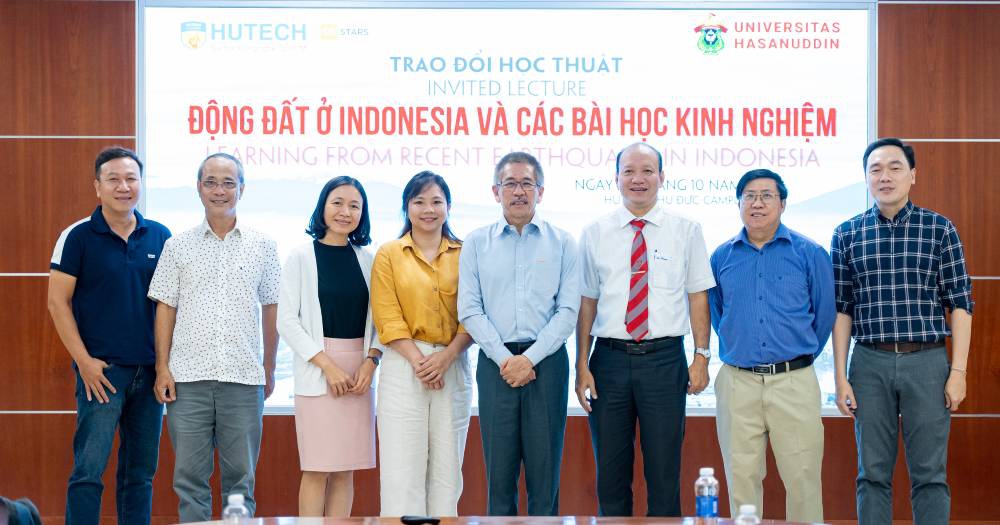 Khoa Xây dựng HUTECH giao lưu, tìm hiểu thiết kế kháng chấn cùng GS.TS ...