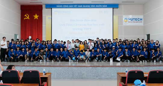 HUTECH welcome pupils from Dong Da high school (Da Lat City) to visit ...